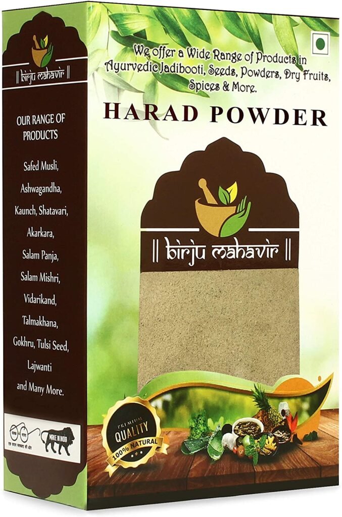 BrijBooti Badi Harad Powder - Yellow Terminalia Chebula Powder - Brijbooti