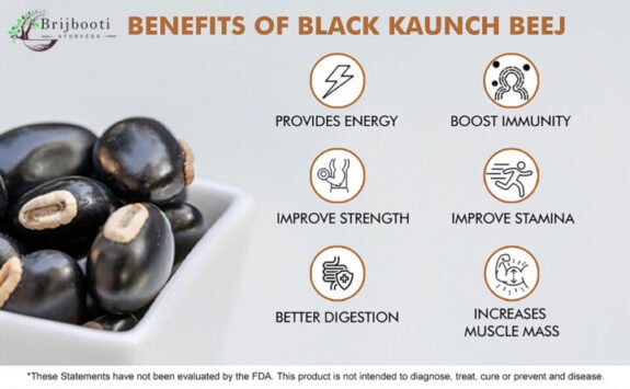 BrijBooti Kaunch Seed Black - Kaunch Beej Kale - Mucuna Pruriens ...