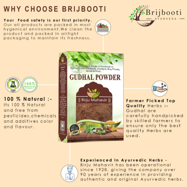 BrijBooti Gudhal Powder - Hibiscus Powder For Hair Care & Face Pack ...