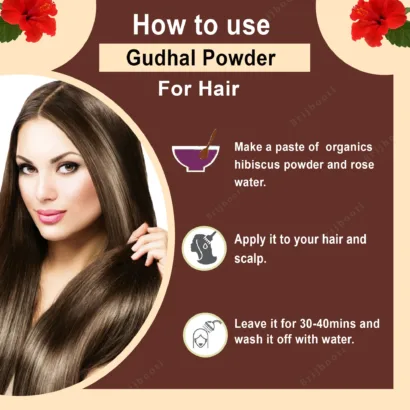 BrijBooti Gudhal Powder - Hibiscus Powder For Hair Care & Face Pack ...