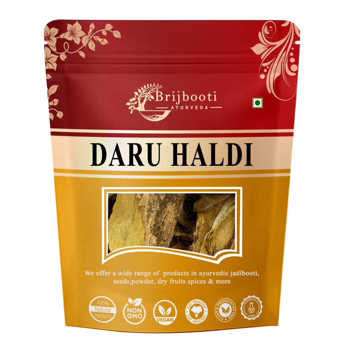 BrijBooti Daru Haldi - Berberis Aristata - Indian Berberis - Brijbooti