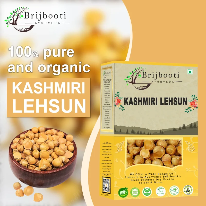Brijbooti Kashmiri Garlic (Lehsun) - 100G | 100% Fresh & Natural ...